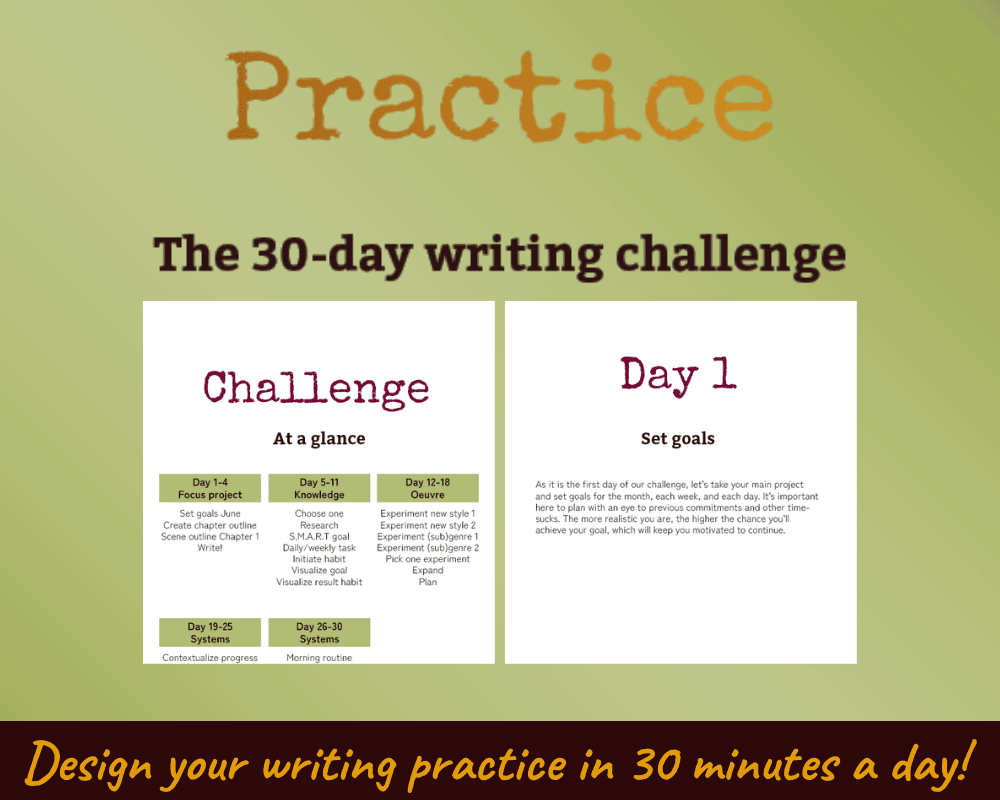 Practice challenge workbook • Passionate Writer Coaching